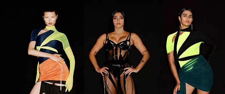 La hija de Madonna, Lourdes Leon en un provocador mono y Bella Hadid en látex en el show virtual Mugler