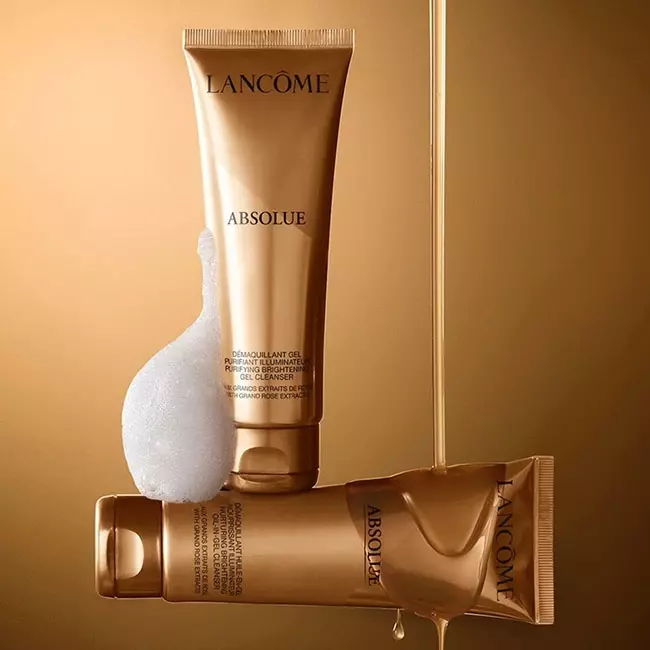 Lancôme Absolue gel-olioa makillajea kentzeko eta aurpegiko azala garbitzeko 15. argazkia