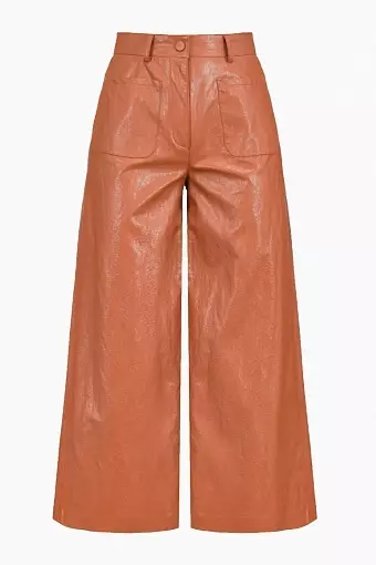 Pantalons retallats de pell ecològica Pinko, 19.710 rubles, foto pinko.com # 8