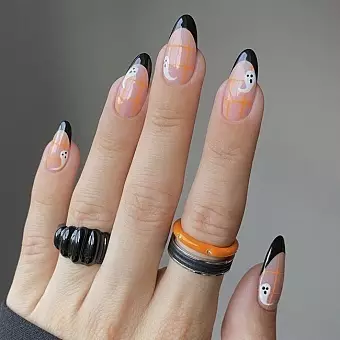 Halloweenowe zdobienia paznokci (zdjęcie: @heygreatnails) zdjęcie nr 18