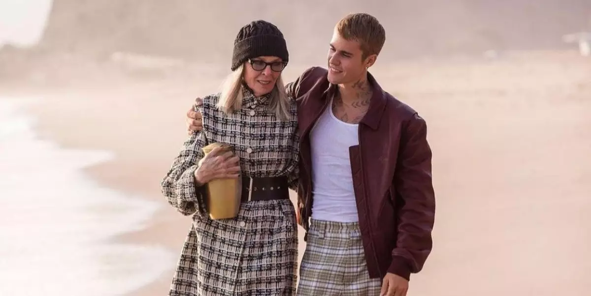 Diane Keaton a jucat în videoclipul lui Justin Bieber