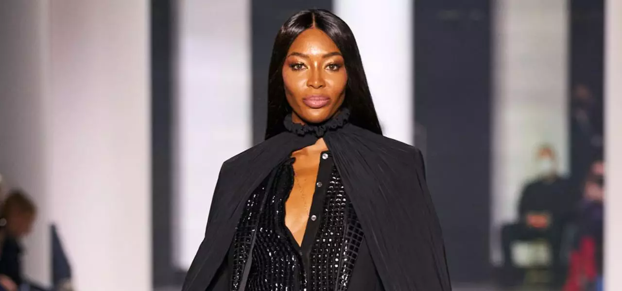 Naomi Campbell ka sebopeho sa 'mankhane le lintlha tse ling tsa bohlokoa tsa lenaneo la Lanvin