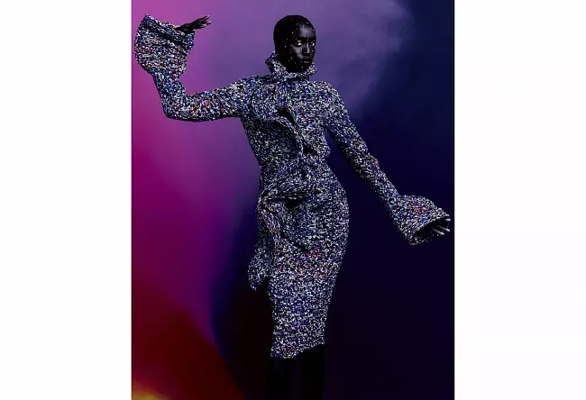 Dries Van Noten mmiri-okpomọkụ 2022 foto # 8