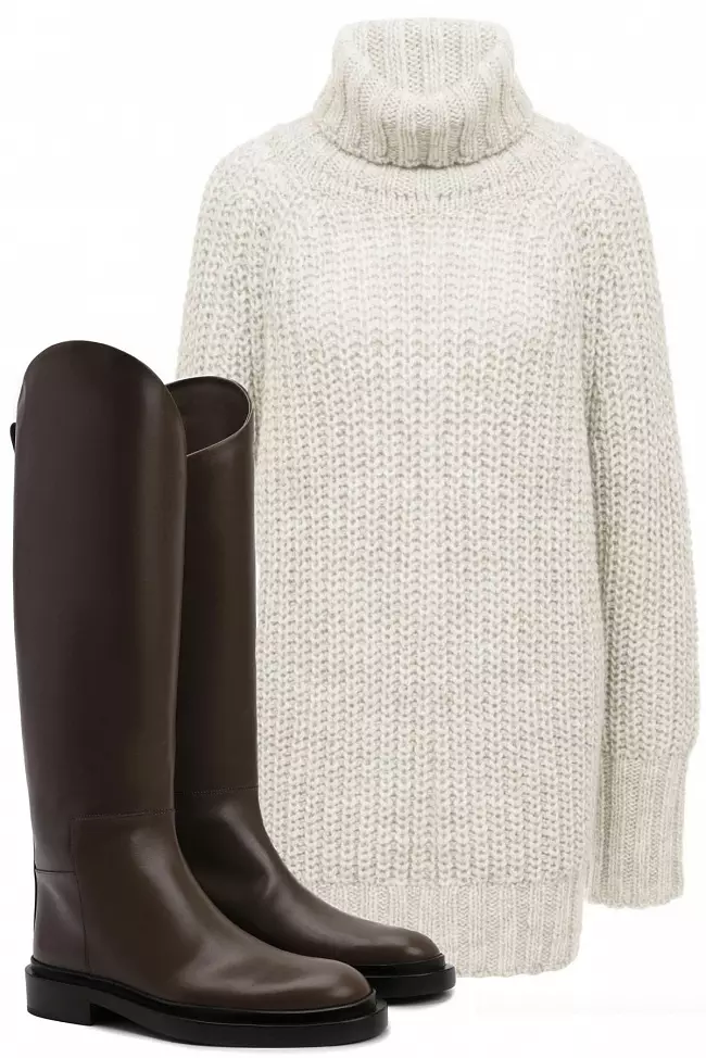 Pietro Brunelli Pullover, 16.700 Rubel, Jil Sander Stiefel, 105.500 Rubel, tsum.ru, Foto Nr.