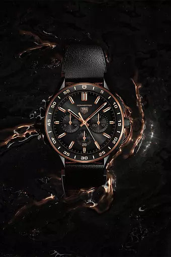 د TAG Heuer سره نښلول شوی روښانه تور انځور # 1