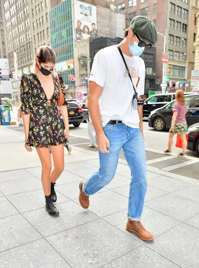 Kaia Gerber le Jacob Elordi ba New York, 2020 foto # 1