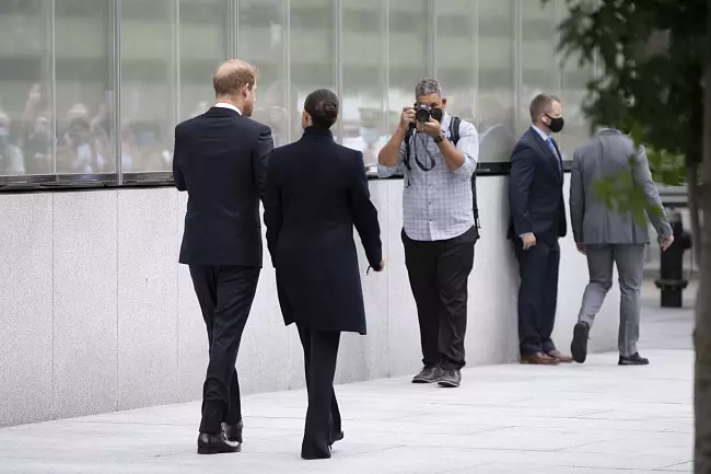 Meghan Markle ve Prens Harry New York'a bir iş ziyareti sırasında, 2021 fotoğraf # 2