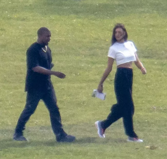 Kanye West e Irina Shayk, foto número 2 de xuño de 2021