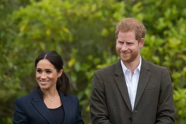 Meghan Markle eta Harry printzearen argazkia # 1