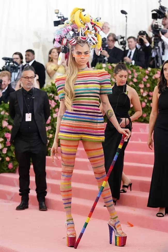 Cara Delevingne í Dior á Met Gala 2019 mynd # 4