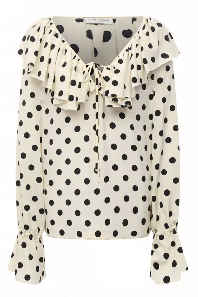 Blouse Saint Laurent, 143,000 rubles, tsum.ru chithunzi # 9