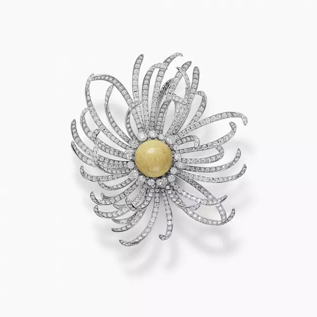 Brooch Mikimoto Maikutlo a Majapane a Botle foto # 2