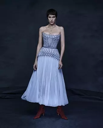 Ulyana Sergeenko Haute Couture FW21 / 22 ඡායාරූප № 9