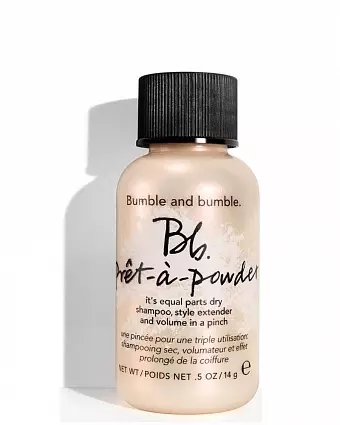 Budada shaqada badan ee timaha u jaban & Bumble Pret-a-Powder sawir No. 12