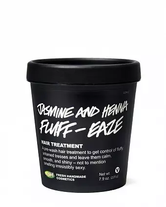 Maska hidratuese e flokëve Lush Jasmine dhe Henna Fluff-Eaze Trajtimi i flokëve foto # 4