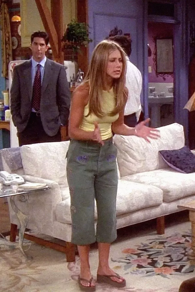 Tá an tsamhail pants is fearr leat Carrie Bradshaw agus Rachel Green ar ais san fhaisean 35491_2