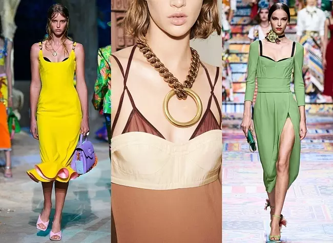 Versace, Victoria Beckham, Dolce & Gabbana orisun omi-ooru 2021 Fọto # 3