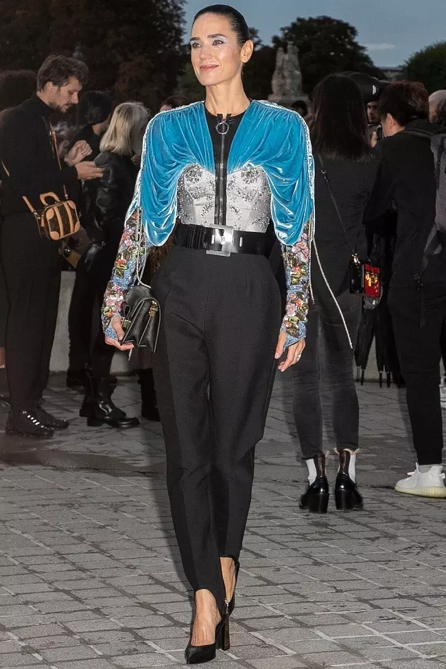 Jennifer Connelly bei der Louis Vuitton Frühjahr-Sommer-Show 2020 in Paris, Oktober 2019, Foto Nr. 4