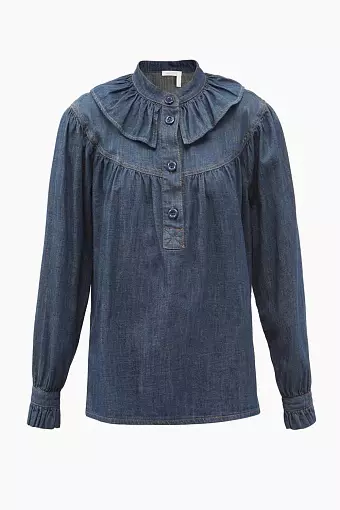 Denimskjorte See By Chloé, 18 680 rubler, matchesfashion.com foto # 7