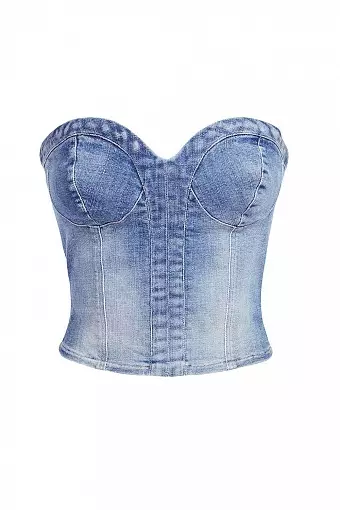 Denim top Hulaan ang larawan # 15