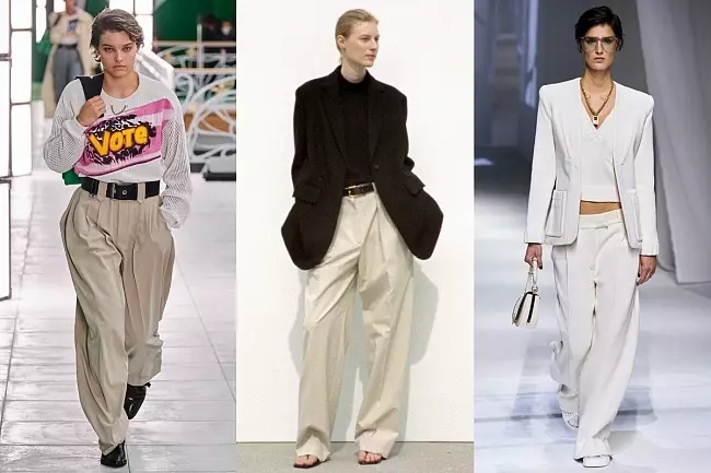 Louis Vuitton Spring / Lehlabula la 2021 The Row Spring-Lehlabula 2021; foto ea Fendi ea selemo-lehlabula 2021 # 1