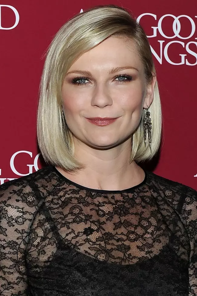 Kirsten Dunst. Bob-autoa bangak duen argazkia 4. zenbakia