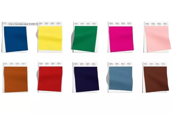 Pantone İnstitutunun fotoşəkilinə görə 2021-ci il payız-qış Nyu York Moda Həftəsinin əsas rəngləri №1