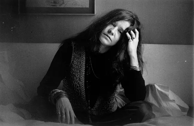 Delwedd gemwaith y dydd: Janis Joplin ar lun stryd yn Llundain # 2