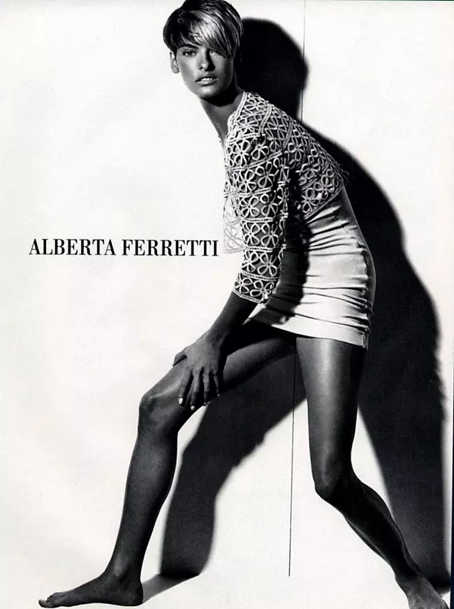 แคมเปญโฆษณา Alberta Ferretti ฤดูใบไม้ผลิ - ฤดูร้อน 1991 รูปภาพ # 2