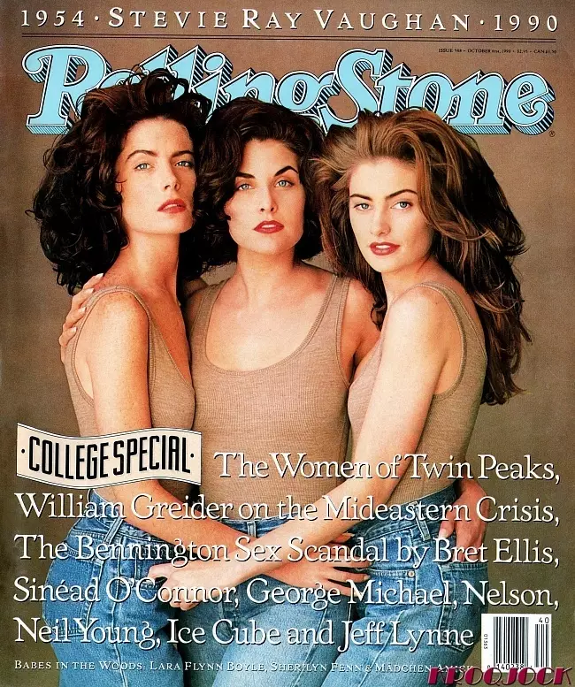 Lara Flynn Boyle, Sherilyn Fenn și Madhen Amick fotografia # 17