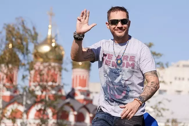 Tom Hardy hauv Moscow yees duab #3