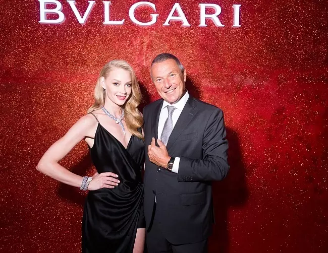 Svetlana Khodchenkova y el director general de la Casa de Bvlgari Jean-Christophe Babin foto # 5