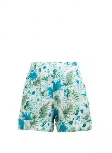 Shorts med tropiskt tryck foto #16