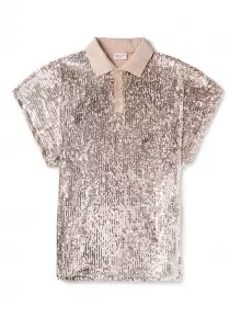 Polo ine sequins mufananidzo Nhamba 27