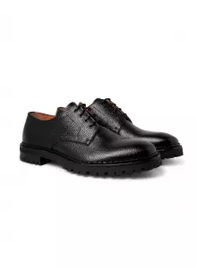 Black Leather Derbies ritratt # 29