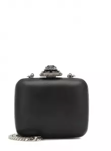 Miniature black leather clutch na larawan № 35