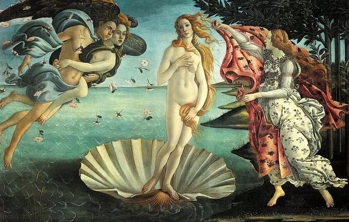 Sandro Botticelli, "Veneraning tug'ilishi" fotosurati №4