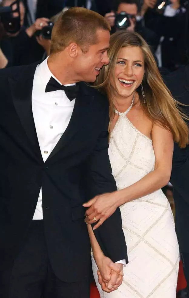 Brad Pitt an Jennifer Aniston, 2004 Foto # 10