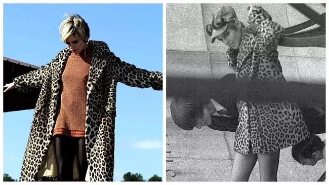 Çep - Sienna Miller wekî Edie Sedgwick, rast - wêneya Edie Sedgwick ya rastîn # 22