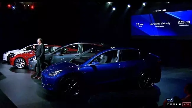 Ferdig: Elon Musk presenterte det nye Tesla Model Y-bildet #2