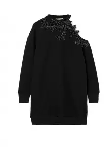 Chithunzi cha zovala za asymmetric sweatshirt # 6