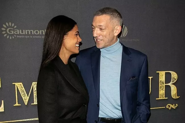 Tina Kunakey y Vincent Cassel en el estreno de la película 