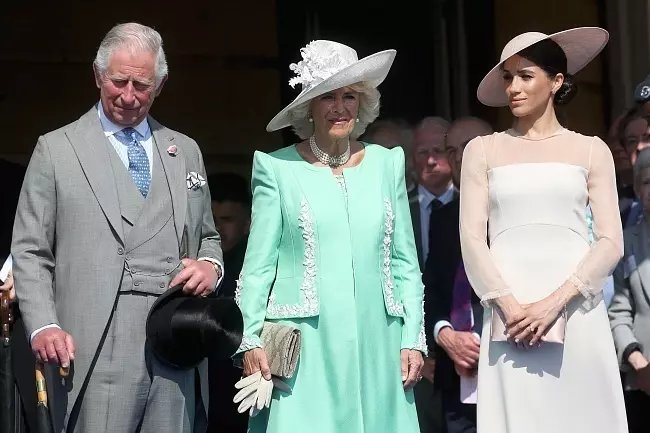 Igikomangoma Charles, Camilla Parker-Bowles na Meghan Markle ifoto # 1