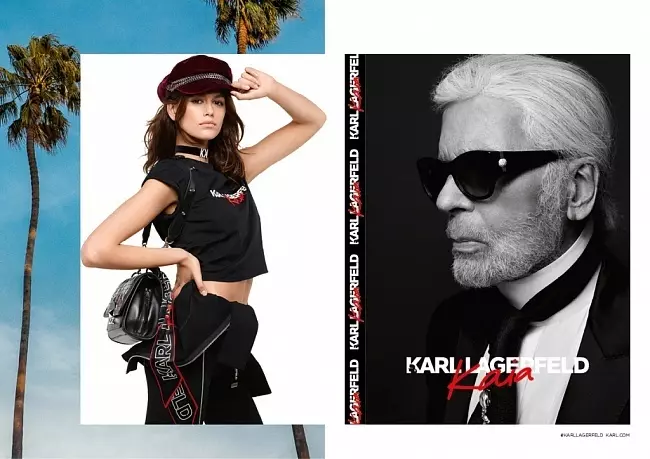 Karl Lagerfeld wuxuu sameeyay ururinta sawirka Kaia Gerber sawirka # 2