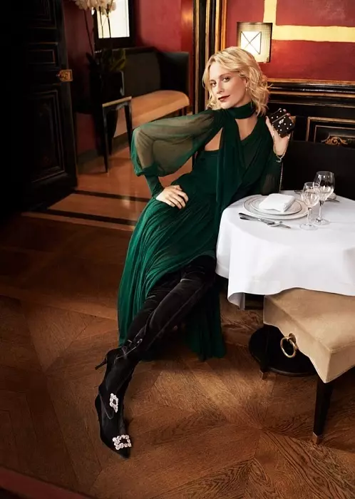 Tarda a París: Poppy Delevingne a la campanya publicitària Roger Vivier foto núm. 11