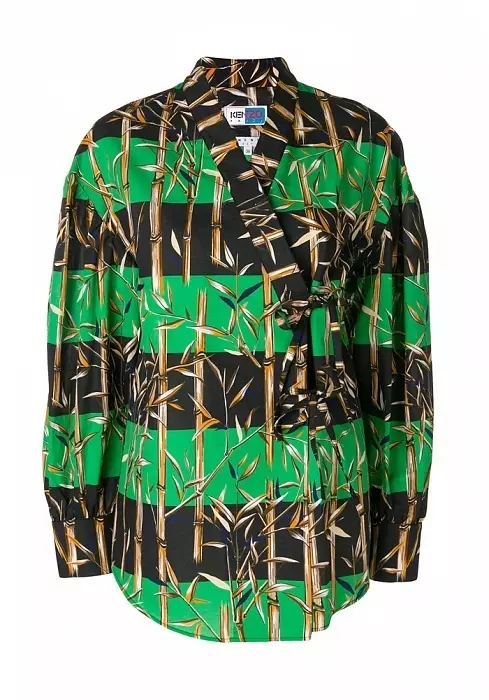 Shirt tare da buga Kenzo, 23 600 rubles. Hoto na 10