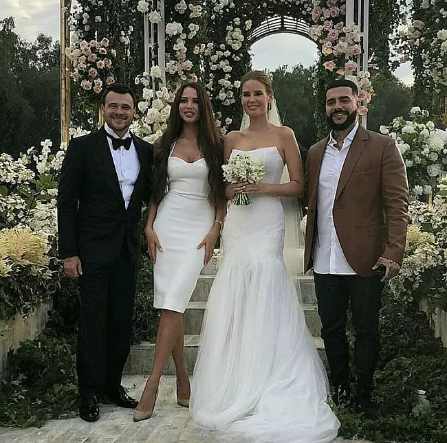 Emin Agalarov, Anastasia Reshetova, Alena Gavrilova ug Timati litrato # 2