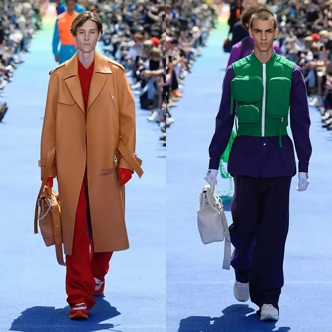 Virgil Abloh debijas kolekcija Louis Vuitton fotoattēlu fotoattēlam Nr. 2