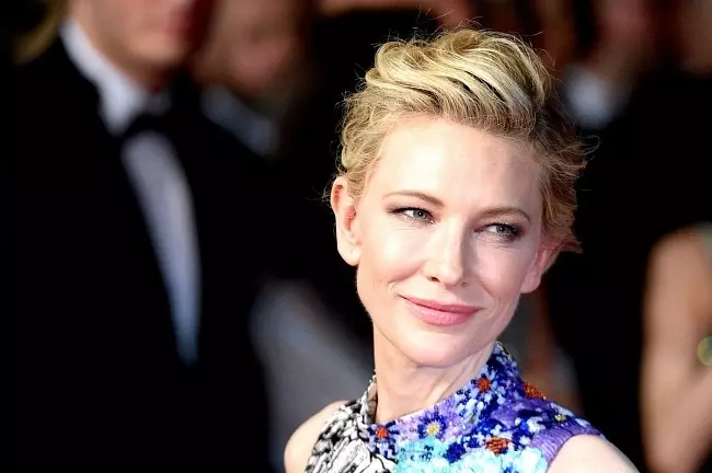 Cách lặp lại cách trang điểm Cannes Cate Blanchett bức ảnh # 1