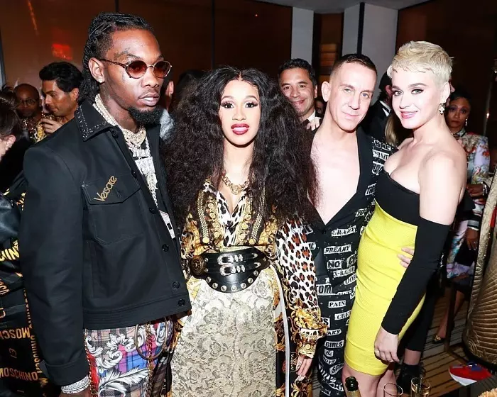 Offset, Cardi B, Jeremy Scott dan Katy Perry di Versace afterparty foto # 22